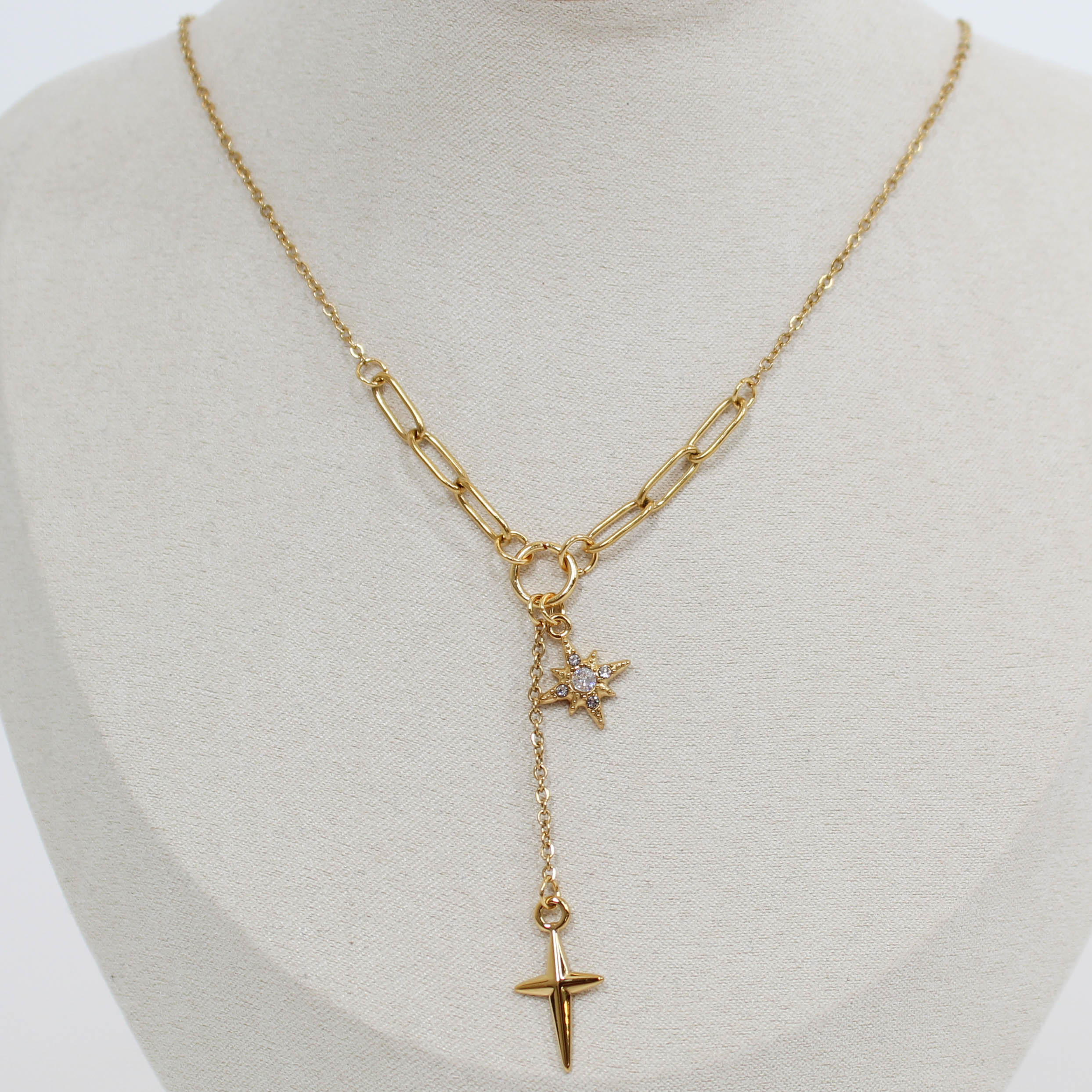 Cross Lariat Necklace – Marist MPorium